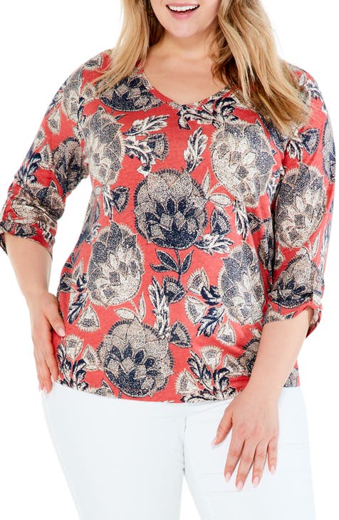 Red Plus-Size Tops for Women | Nordstrom