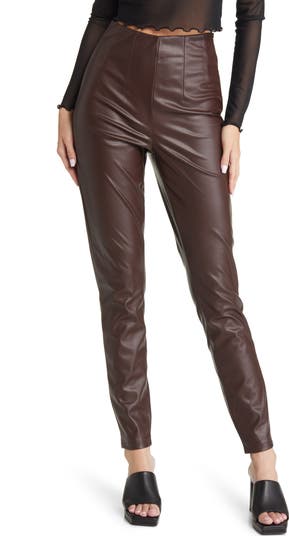 VERO MODA Lana Faux Leather Leggings | Nordstrom VERO MODA Lana Faux Leather Leggings | Nordstrom
