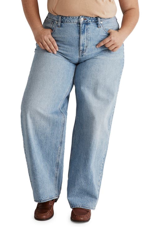 Womens Wide Leg Plus Size Jeans Nordstrom