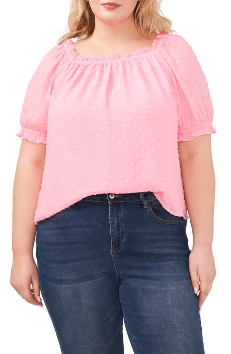 Pink Plus-Size Blouses | Nordstrom