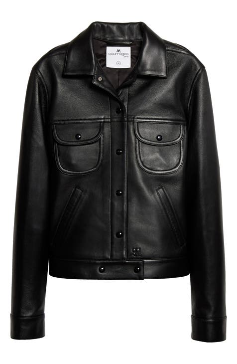 Lambskin Leather Trucker Jacket