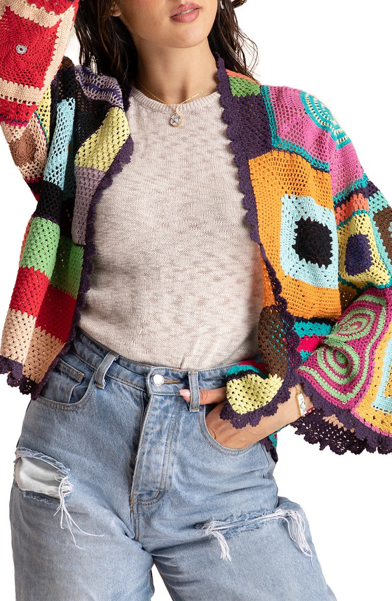 SAACHI Crochet Cotton Jacket | Nordstromrack