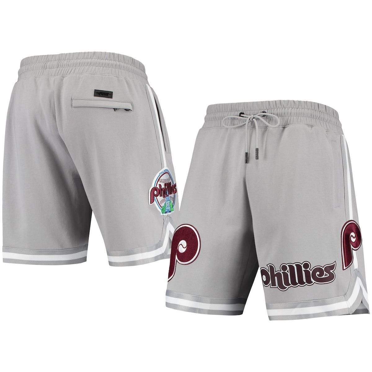 PRO STANDARD Men's Pro Standard Gray Philadelphia Phillies Team Shorts ...