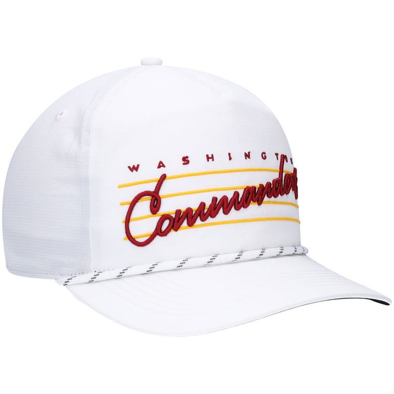 47 ' White Washington Commanders Downburst Hitch Adjustable Hat | ModeSens