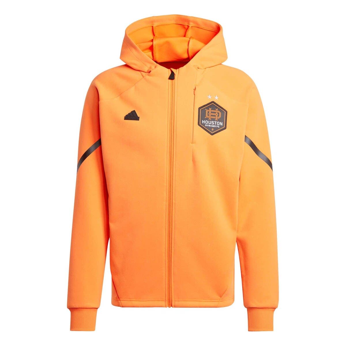 adidas Men's adidas Orange Houston Dynamo FC 2024 Anthem Travel Raglan ...