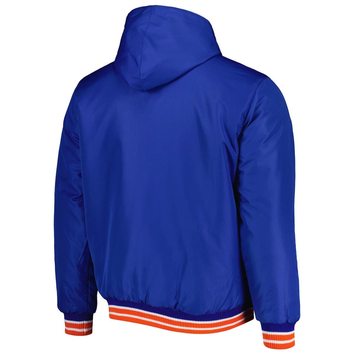 JH DESIGN Men's JH Design Royal New York Mets Reversible Fleece Full ...