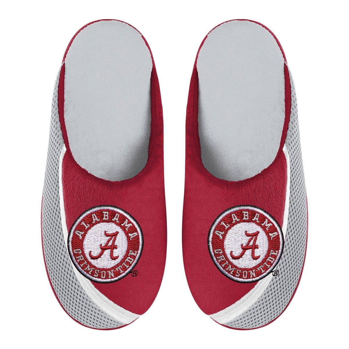 FOCO Men's FOCO Alabama Crimson Tide Big Logo Color Edge Slippers ...