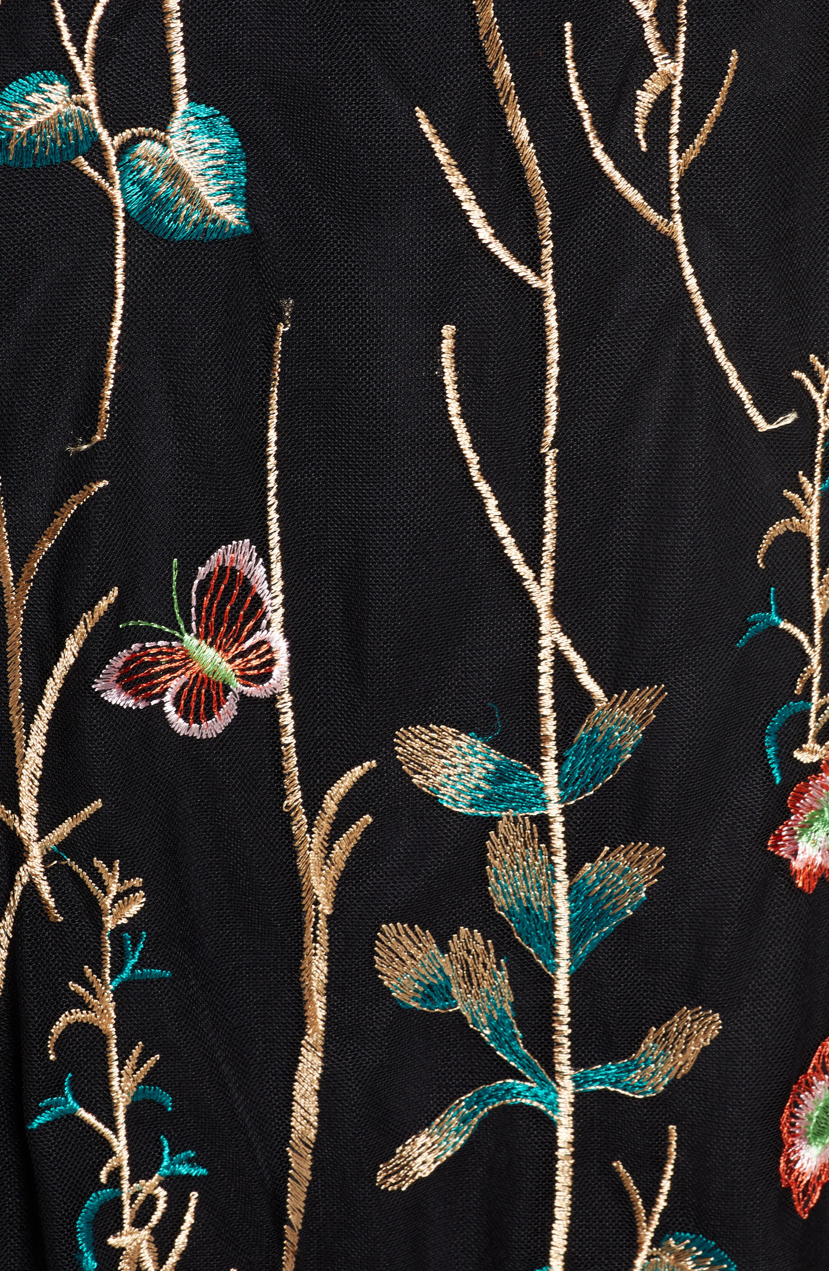 Kiyonna Embroidered Elegance Floral Gown | Nordstrom