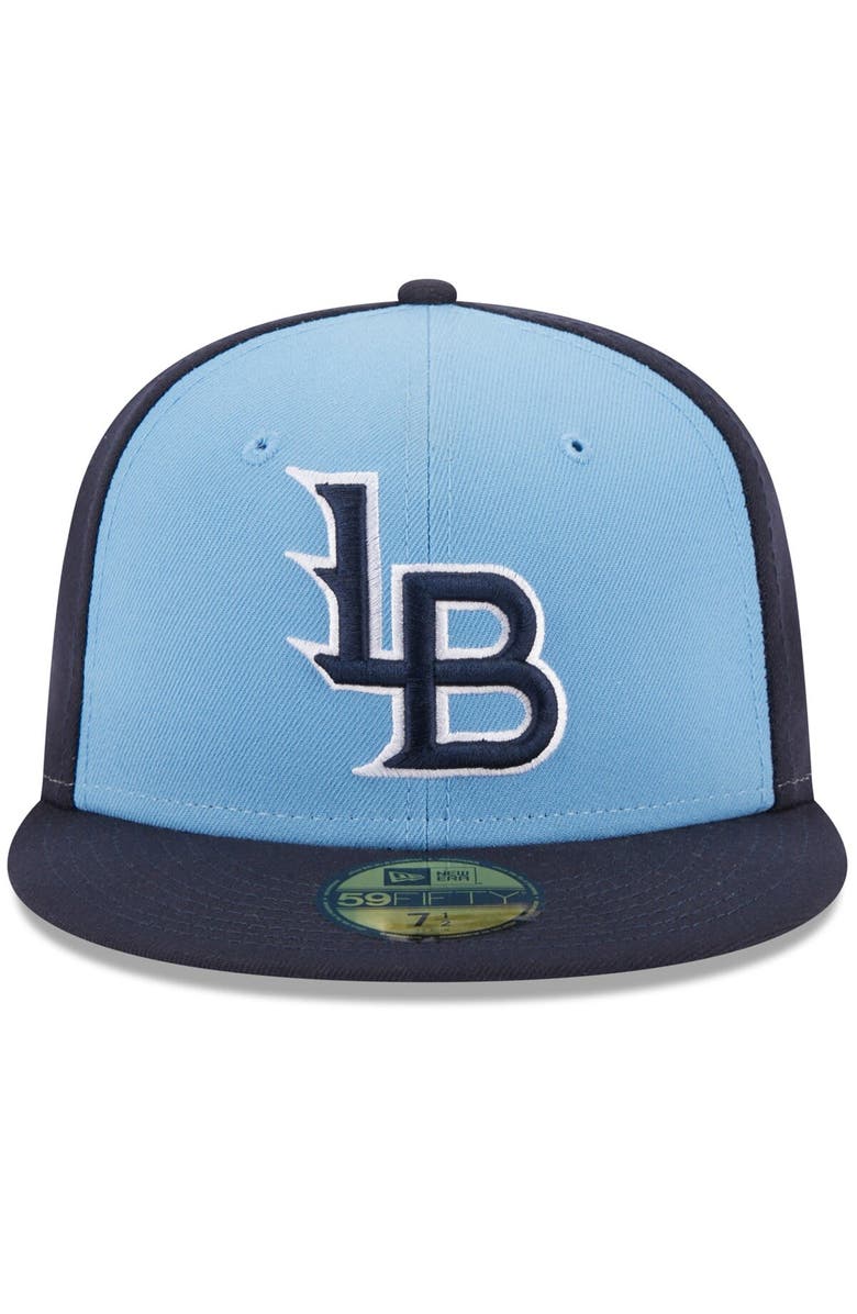 New Era Mens New Era Light Blue Louisville Bats Authentic Collection