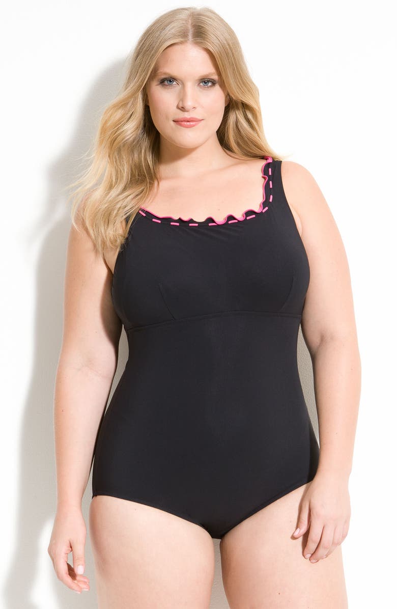 Profile By Gottex Stitch In Time One Piece Swimsuit Plus Nordstrom