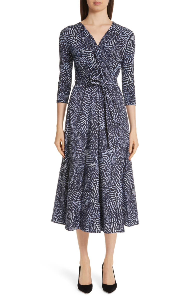 Max Mara Acume Print Faux Wrap Dress Nordstrom max-mara-acume-print-faux-wrap-dress-nordstrom