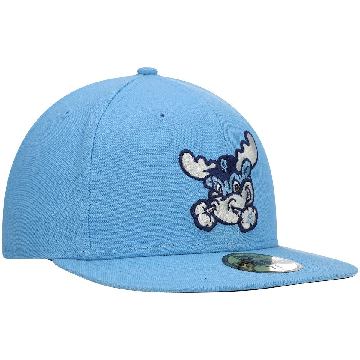 New Era Men's New Era Light Blue Wilmington Blue Rocks Authentic ...