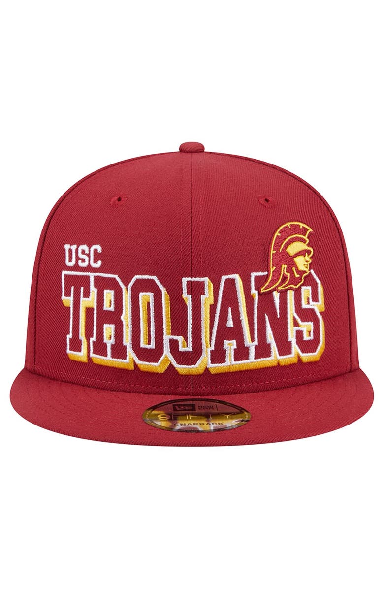New Era Men's New Era Cardinal USC Trojans Game Day 9FIFTY Snapback Hat ...