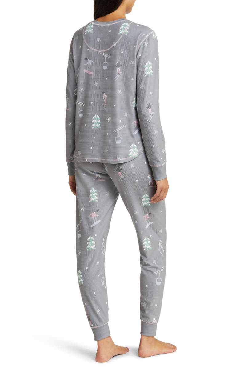 PJ Salvage Vitamin Ski Thermal Pajamas | Nordstrom