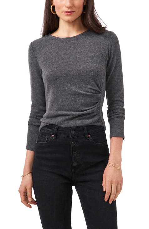 Women's Grey Tops | Nordstrom