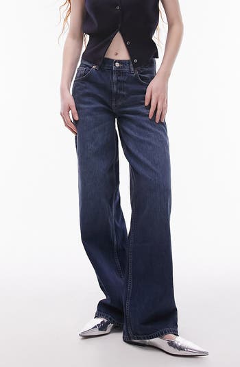 Topshop Low Rise Cinch Back Jeans | Nordstromrack