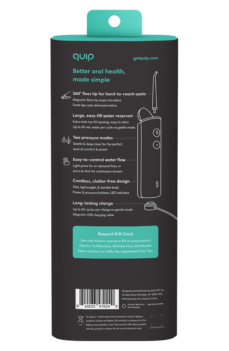 QUIP Rechargeable Water Flosser | Nordstrom