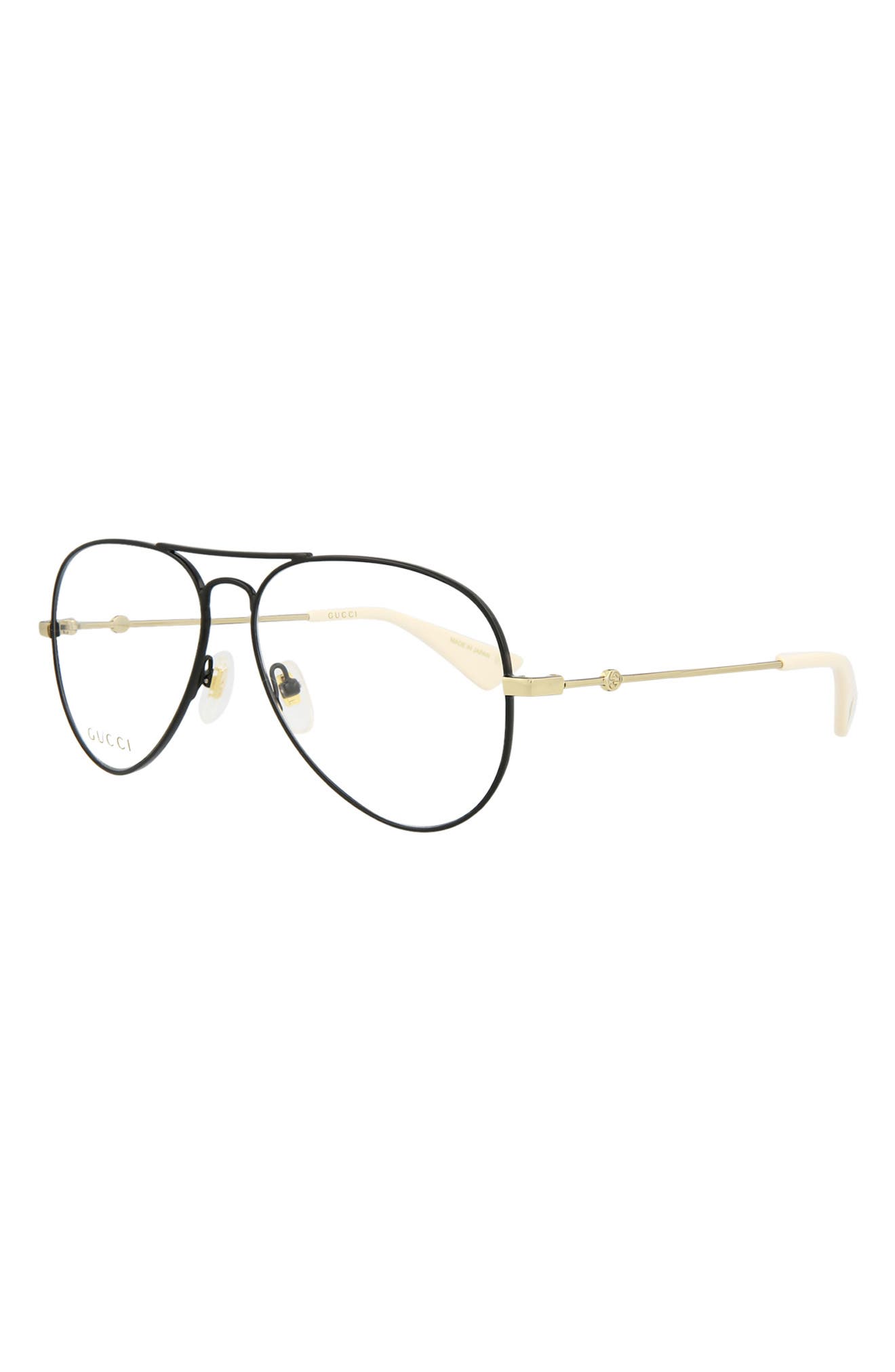 Gucci 58mm Aviator Optical Frames | Nordstromrack