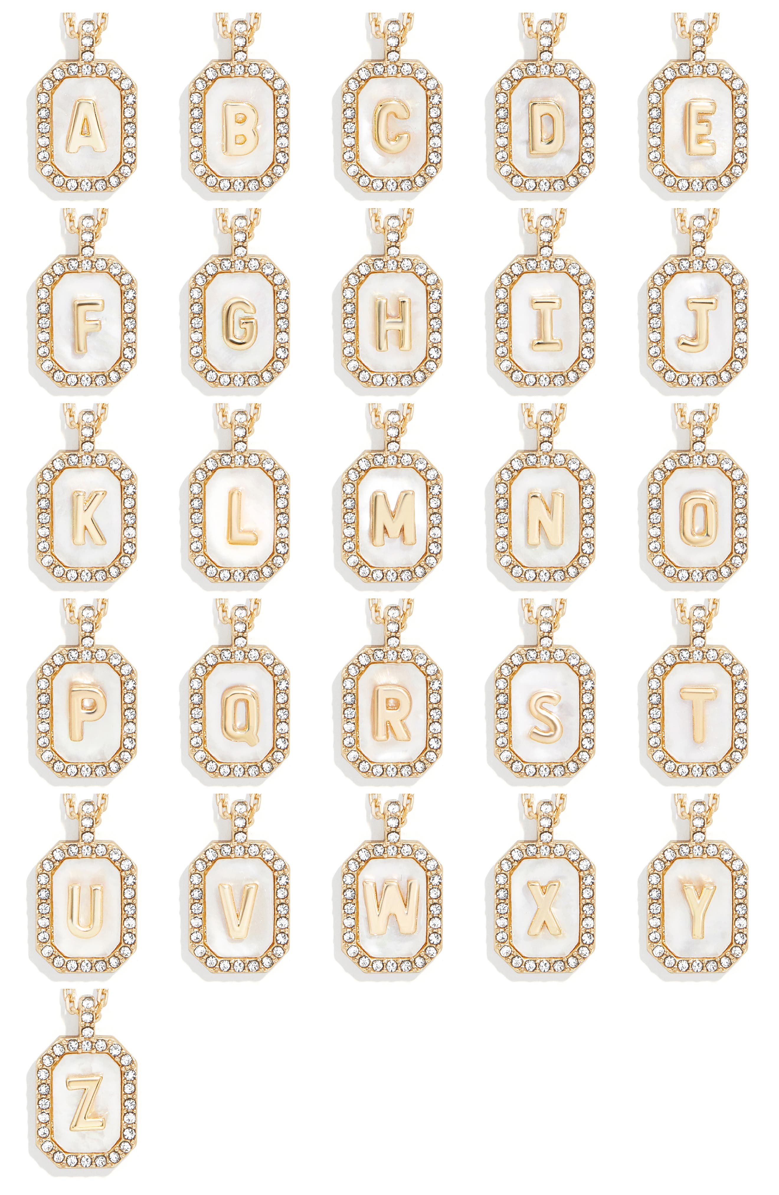 BaubleBar Initial Pendant Necklace | Nordstrom