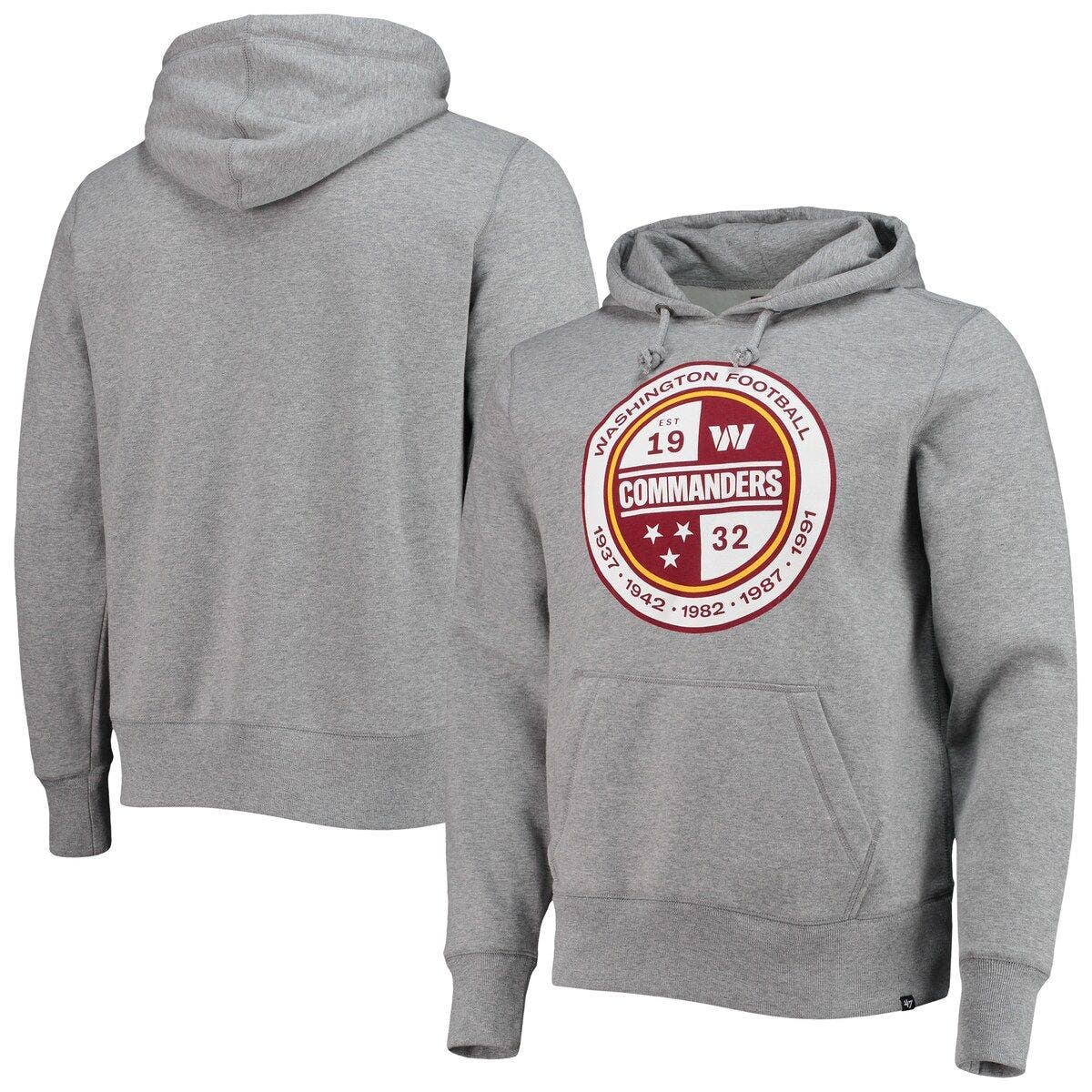 '47 Men's '47 Gray Washington Commanders Imprint Headline Pullover ...