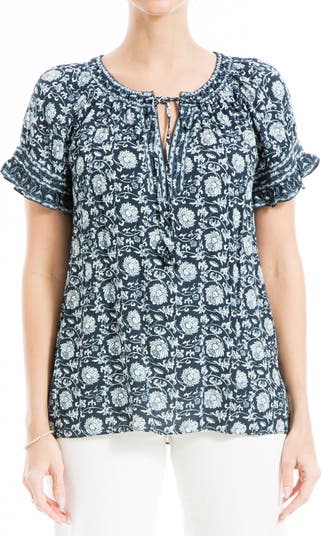 MAX STUDIO Ruffle Sleeve Top | Nordstromrack