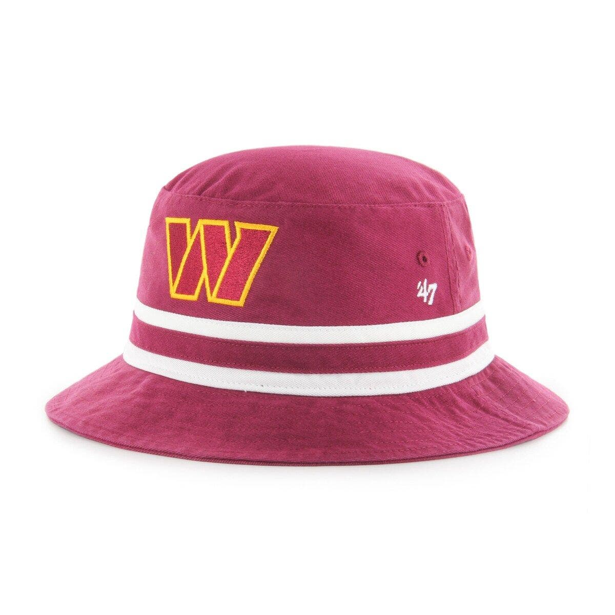 '47 Men's '47 Burgundy Washington Commanders Striped Bucket Hat | Nordstrom