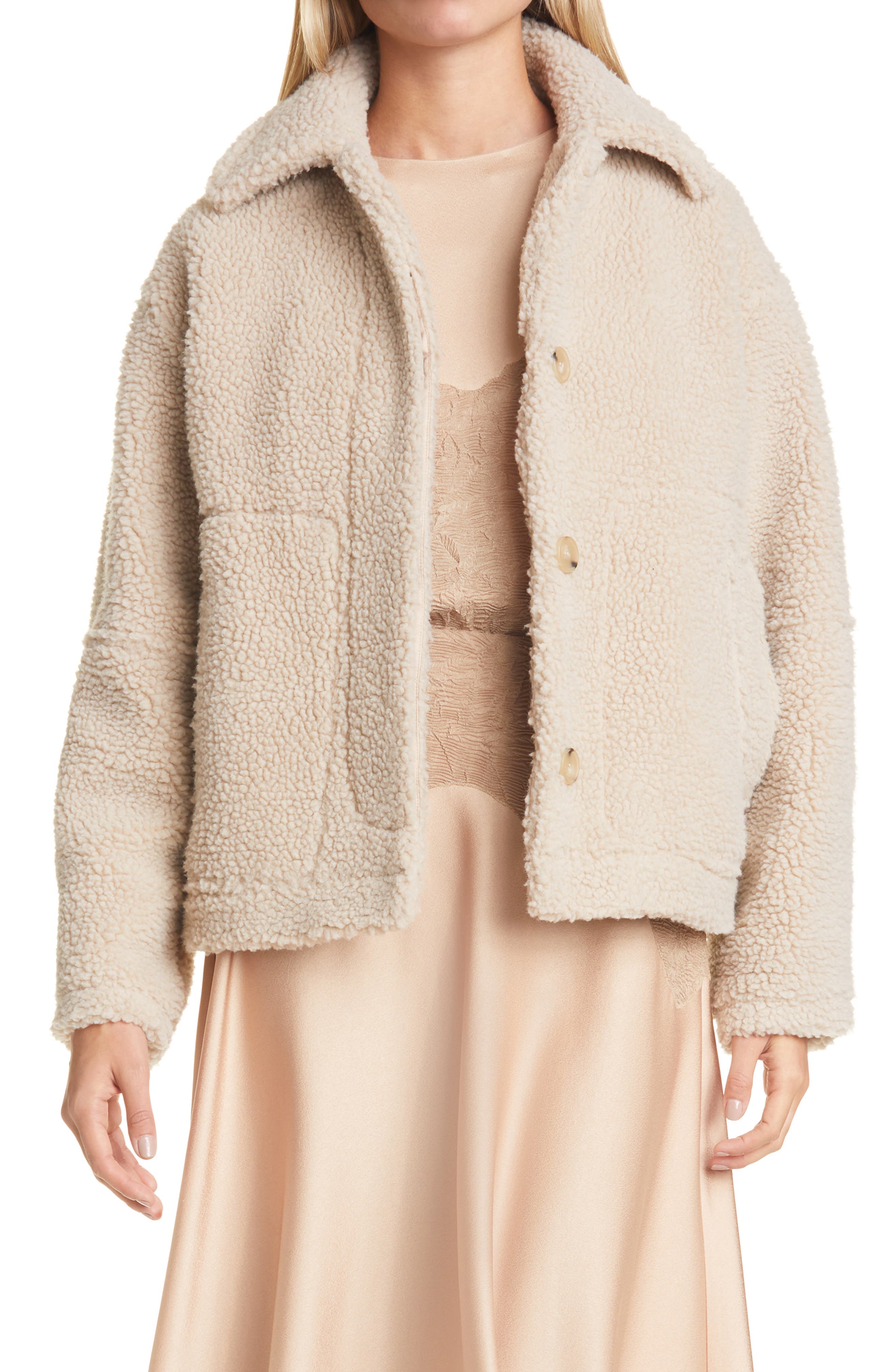 Vince Fleece Button-Up Jacket | Nordstromrack