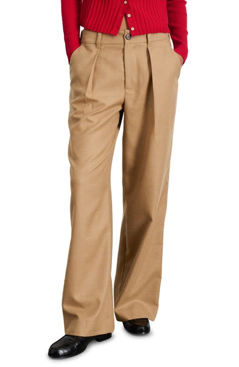 Women's Brown Wide-Leg Pants | Nordstrom