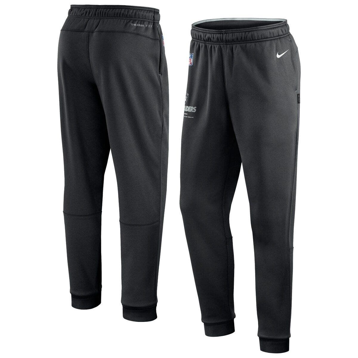 Nike Men's Nike Black Las Vegas Raiders Sideline Logo Performance Pants ...