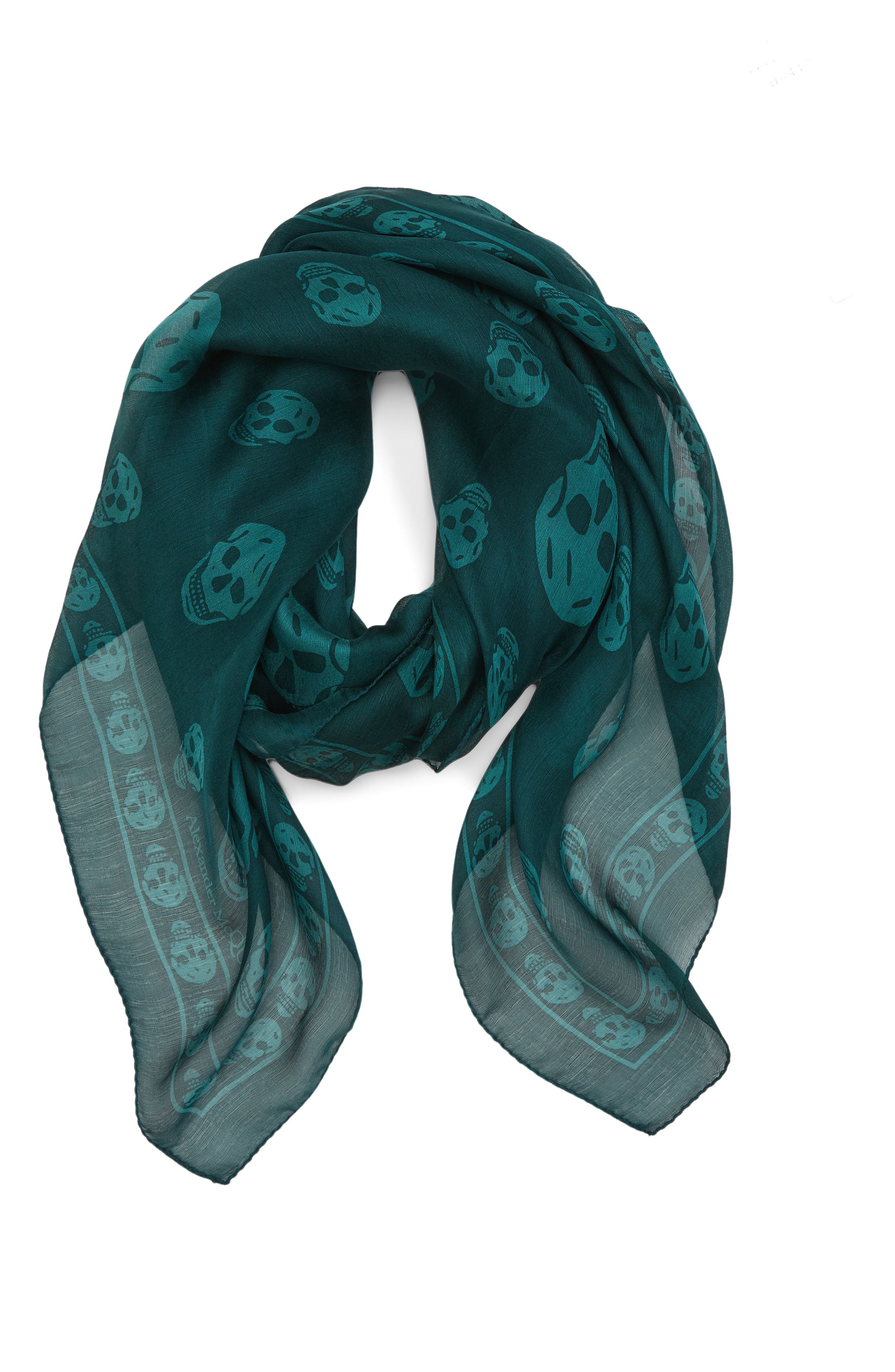 Alexander McQueen Skull Silk Scarf | Nordstrom