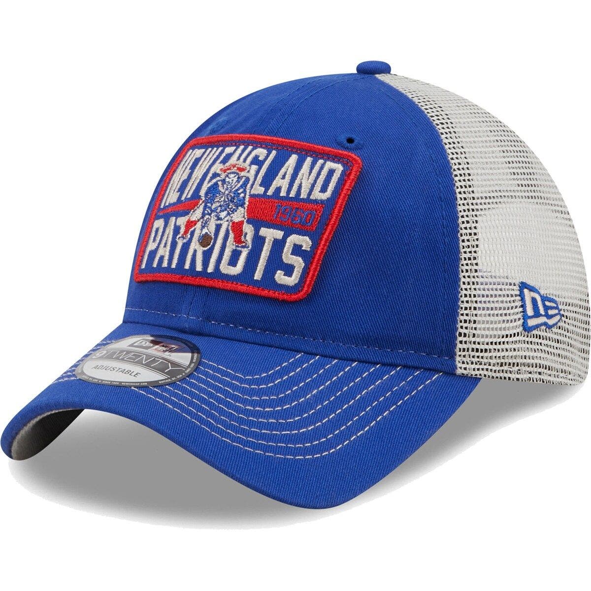 New Era Men's New Era Royal/Natural New England Patriots Historic Logo ...