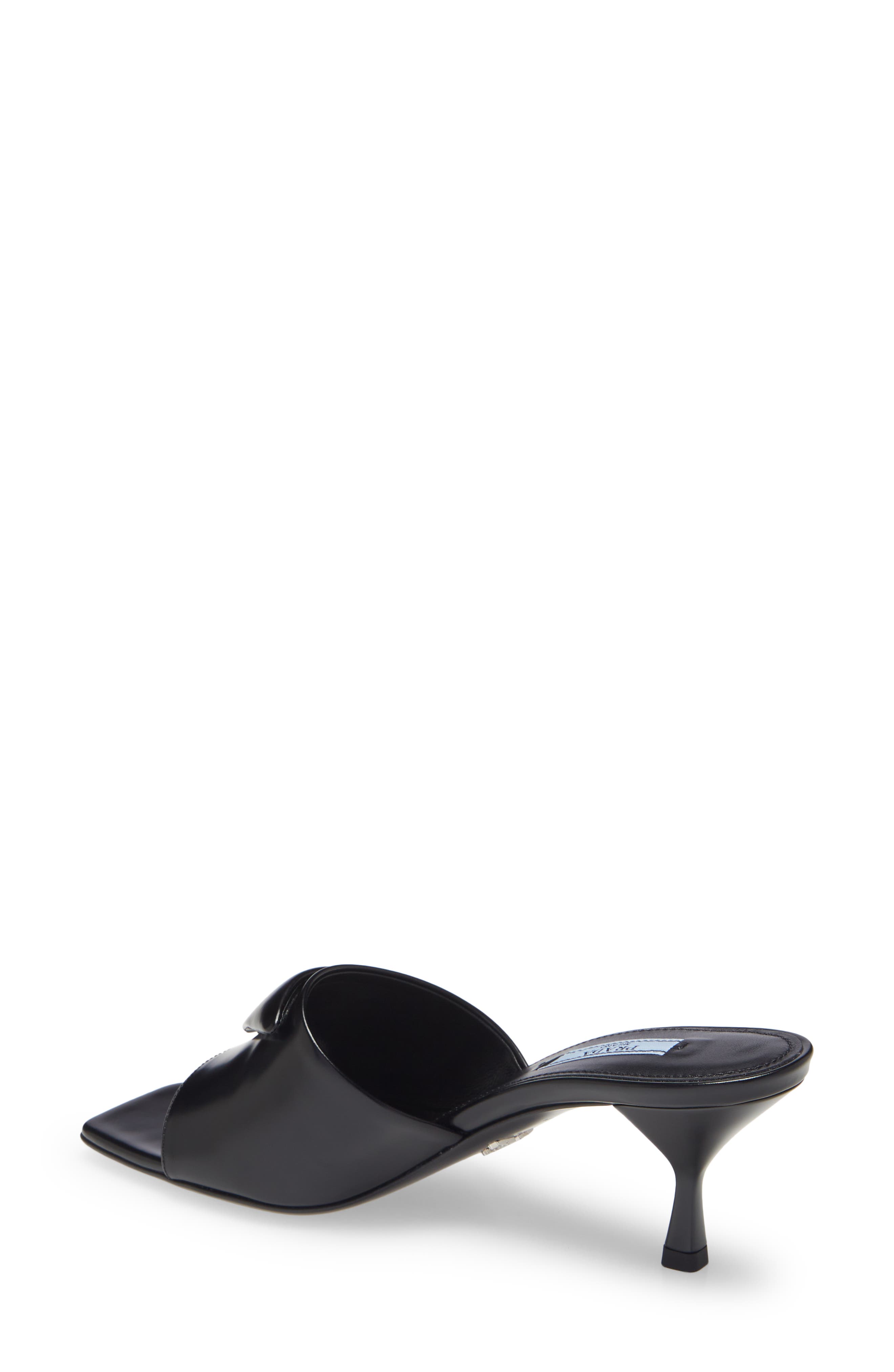Prada Triangle Logo Slide Sandal (Women) | Nordstrom