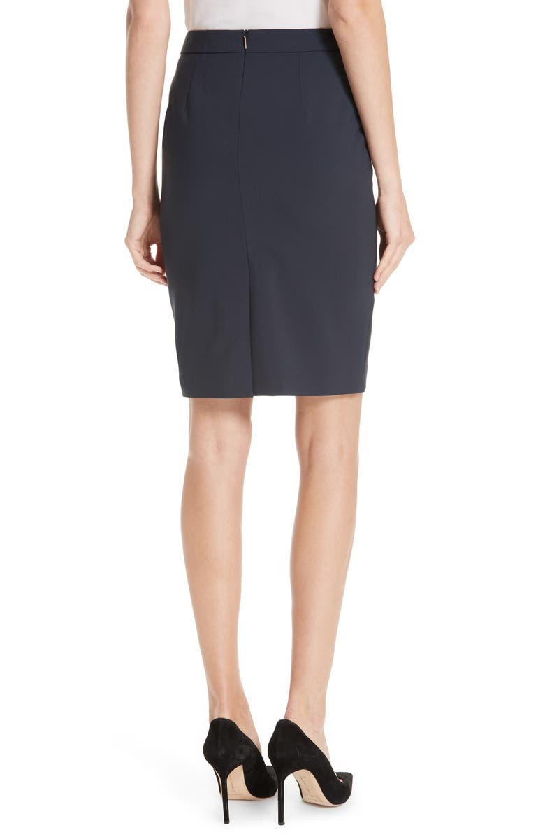BOSS Vilea Tropical Stretch Wool Pencil Skirt | Nordstromrack