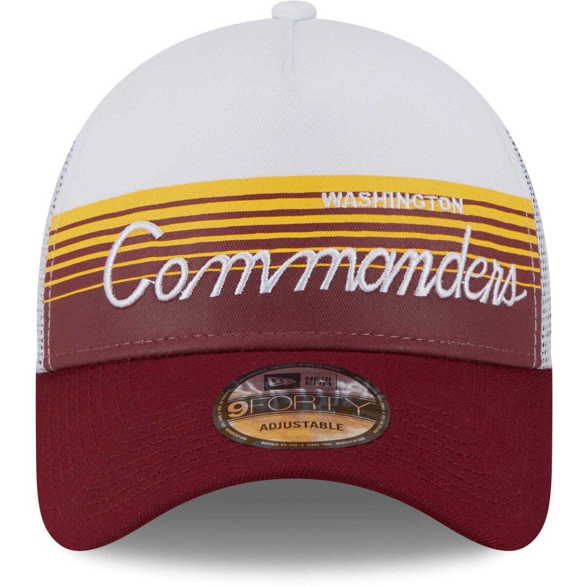 New Era Men's New Era Burgundy Washington Commanders Horizon A-Frame ...