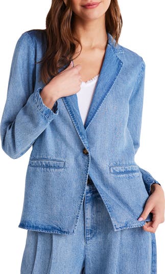 Bella Dahl Jagger One-Button Denim Blazer | Nordstrom