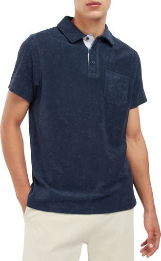 Barbour Cowes Terry Cloth Pocket Polo | Nordstrom