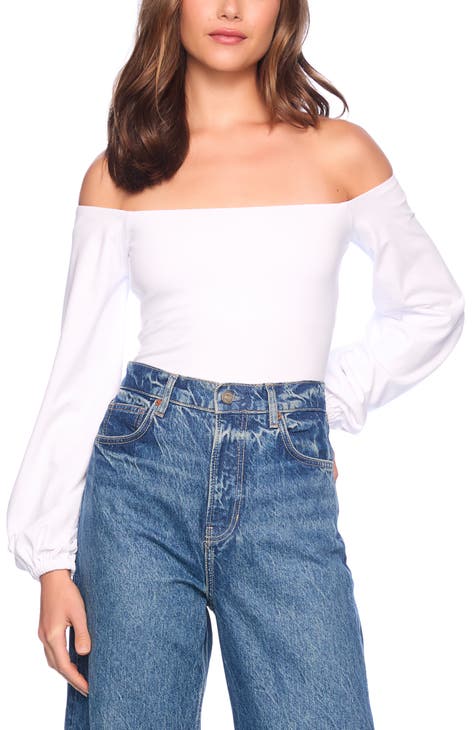 Women's White Off the Shoulder Tops | Nordstrom