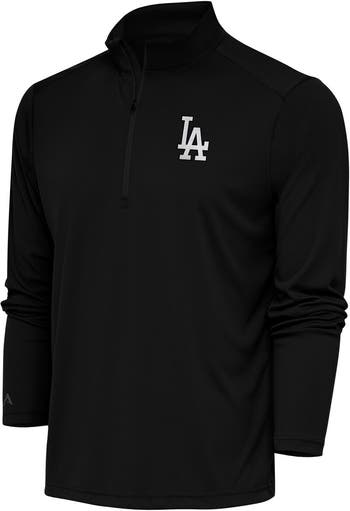 ANTIGUA Men's Antigua Black Los Angeles Dodgers Metallic Tribute ...