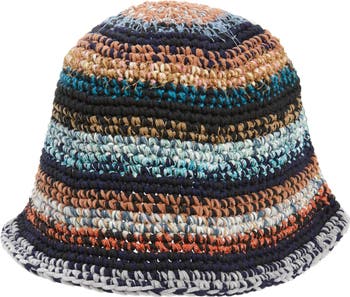 Waste Yarn Project Fanta II One of a Kind Crochet Bucket Hat | Nordstrom