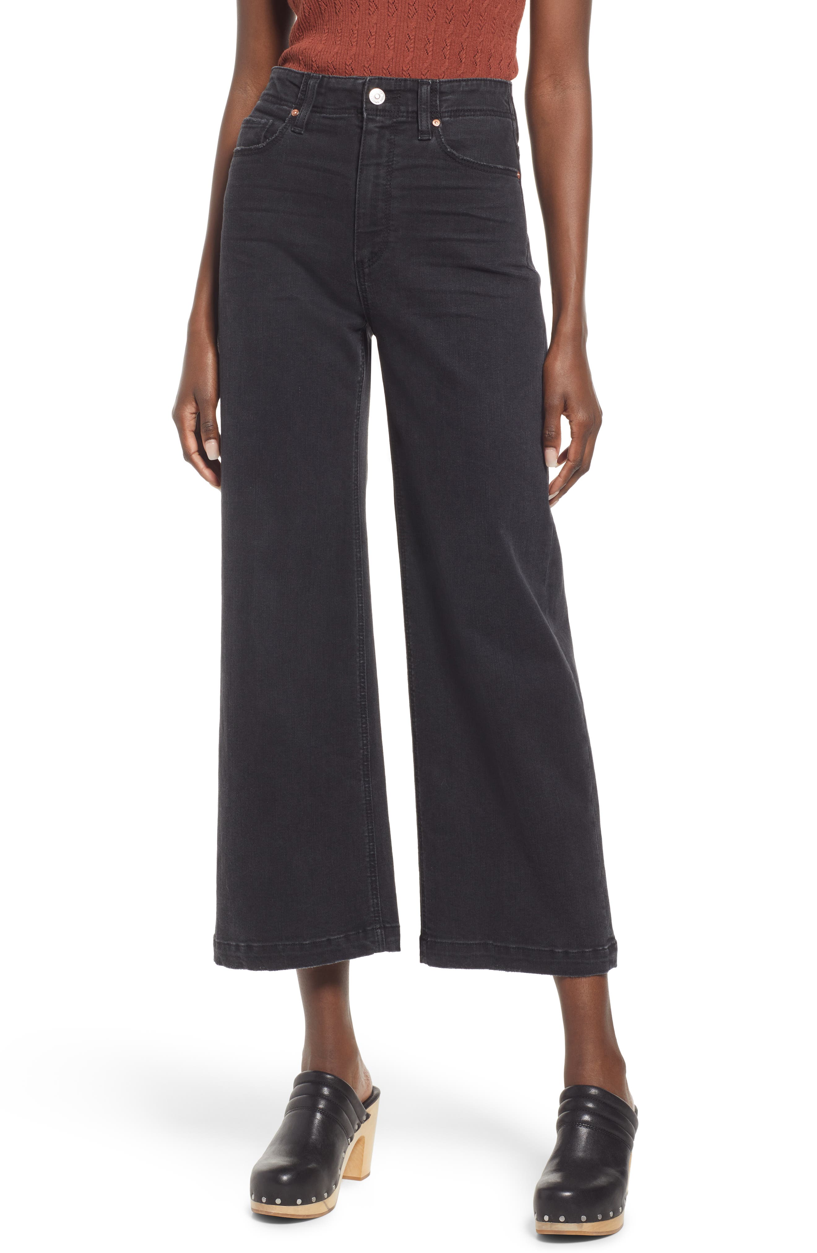 Paige Anessa Wide Leg Jeans