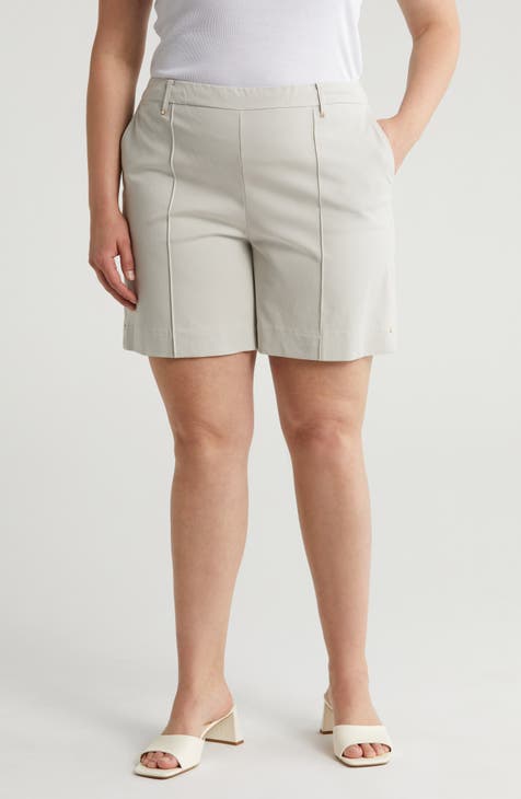 Women's Beige Plus-Size Shorts | Nordstrom
