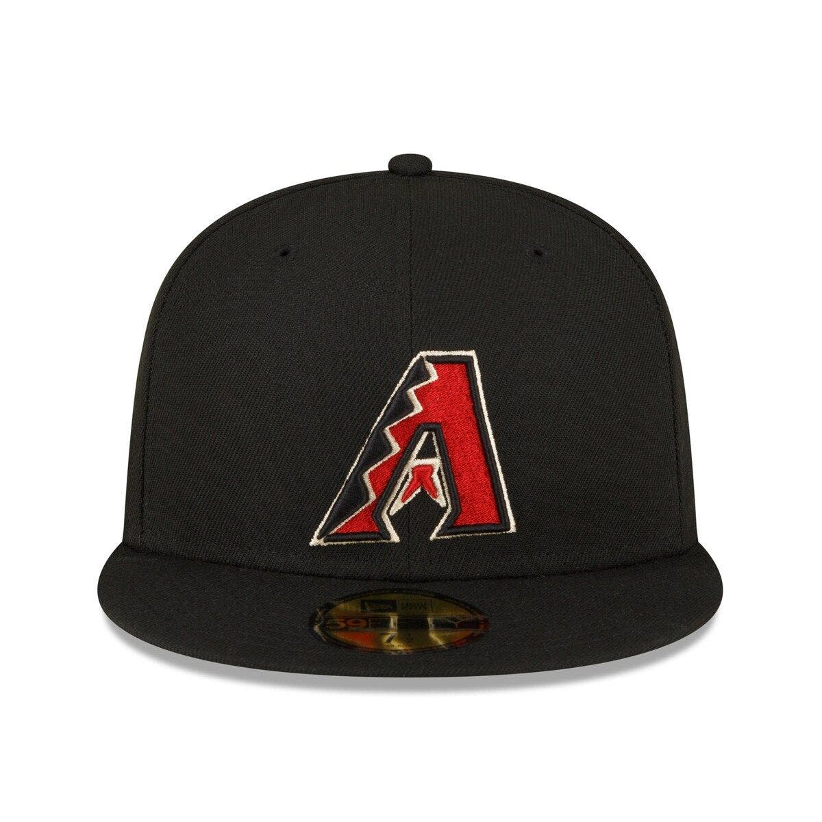 New Era Men's New Era Black Arizona Diamondbacks Throwback Authentic ...