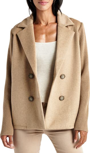 Splendid Singrid Double Breasted Wool Blend Jacket | Nordstromrack
