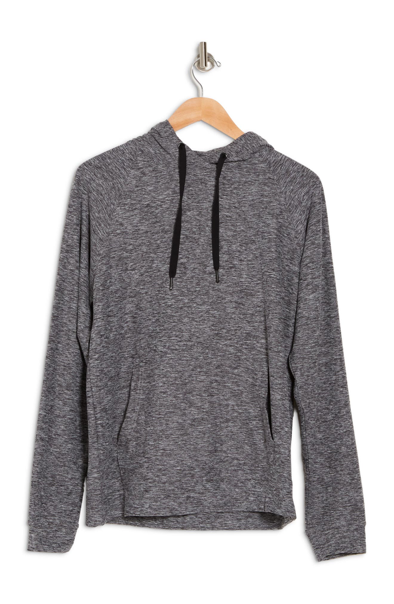 90 DEGREE BY REFLEX Heathered Pullover Hoodie | Nordstromrack