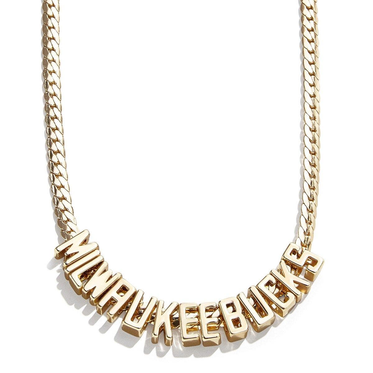 BaubleBar Milwaukee Bucks Team Chain Necklace | Nordstrom