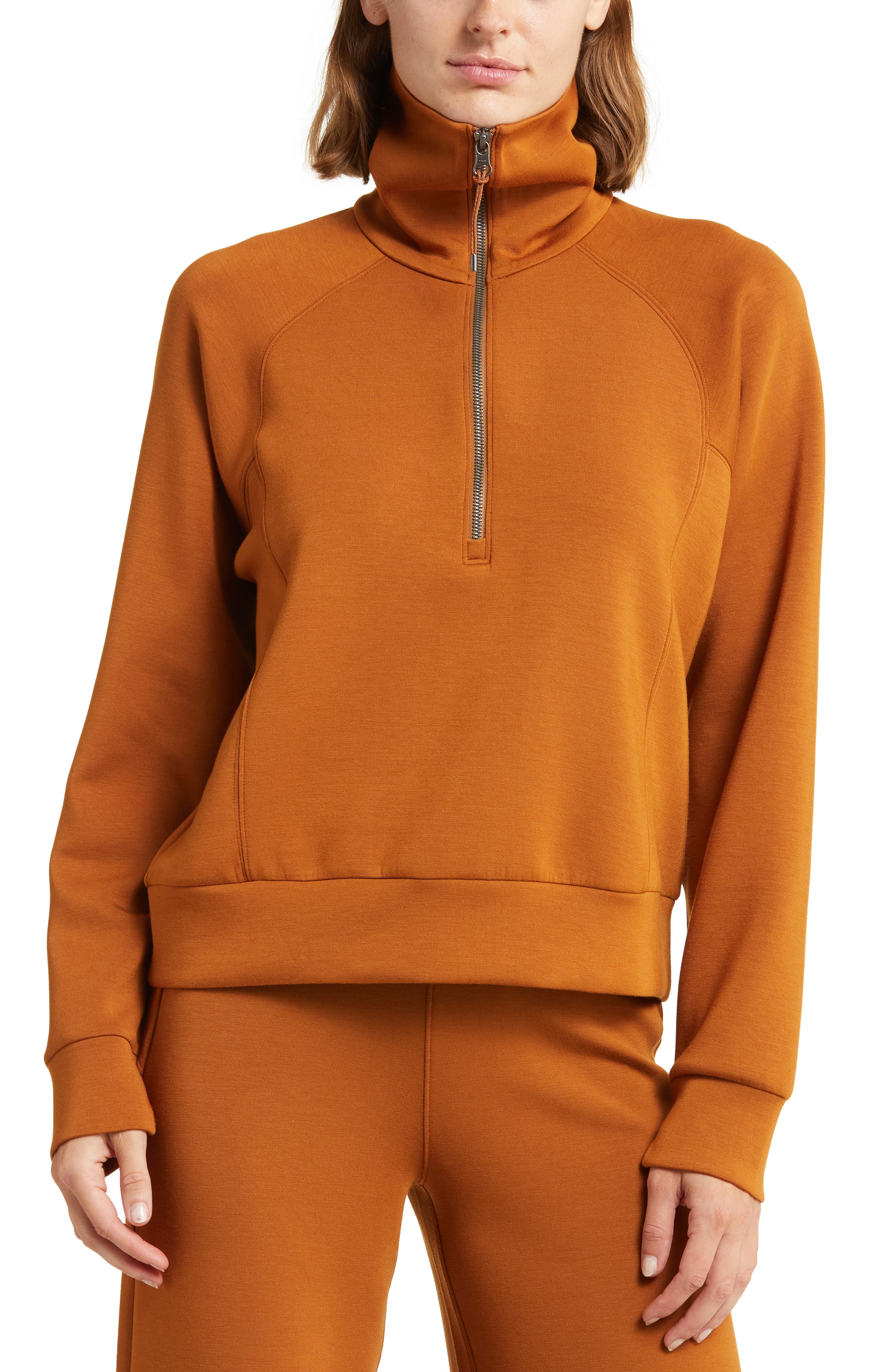 SPANX® AirEssentials Half Zip Sweatshirt | Nordstrom
