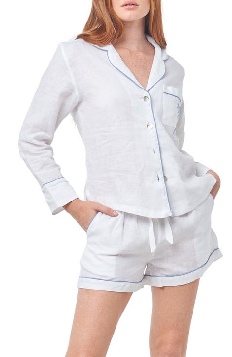 Women's 100% Linen Pajamas & Robes | Nordstrom