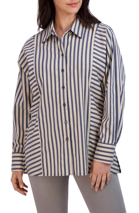 Women's Collared Striped Tops | Nordstrom