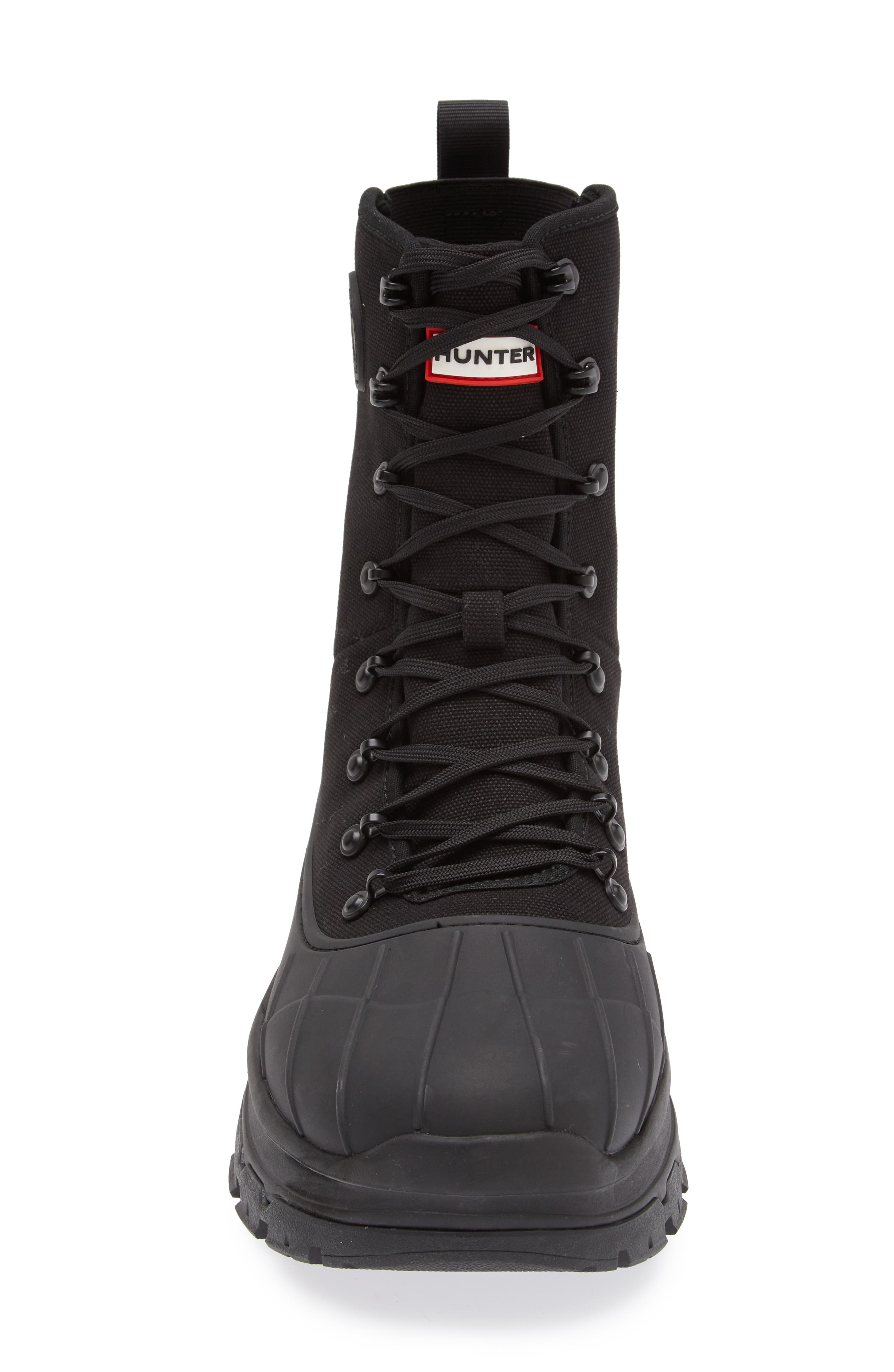 Hunter Explorer Combat Boot in Black | Smart Closet