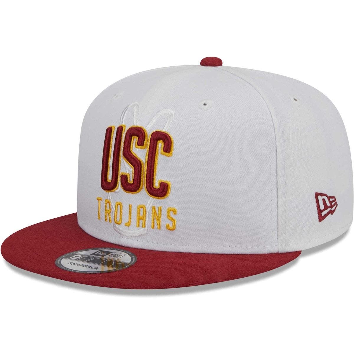New Era Men's New Era White/Cardinal USC Trojans Two-Tone Layer 9FIFTY ...